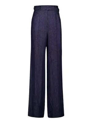 GABRIELA HEARST Gabriela Hearst Norman Wide Leg Pants