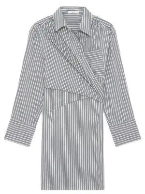 IRO PARIS Iro Striped Midi Shirt Dress