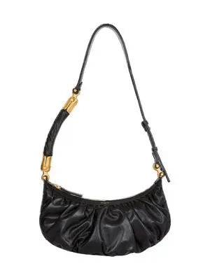 Balmain Bène Hobo Shoulder Bag - Black