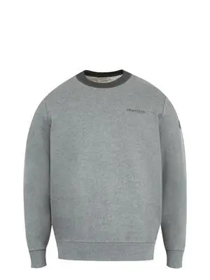 Moncler Logo-patch Sweatshirt - Gray