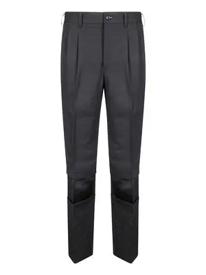 Comme Des Garçons Pleated Trousers - Black