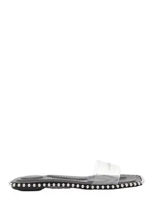 Alexander Wang Studded Flat Sandals - Black