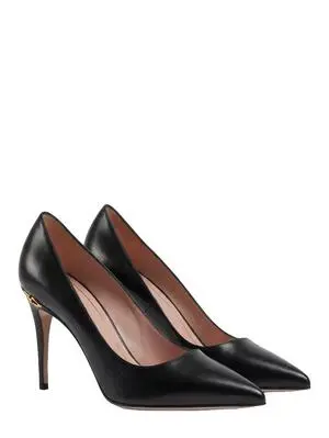 Gucci Pointed High Heel Pumps - Black