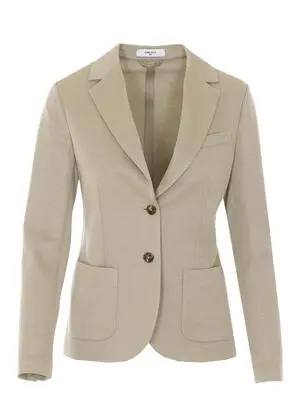 CIRCOLO 1901 Single-breasted Blazer With Notched Lapel - Nude