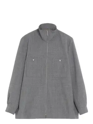 Valentino Garavani Valentino Zip-Up High Neck Jacket No