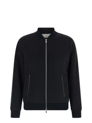 Peserico Punto Luce Zip Sweatshirt - Blue