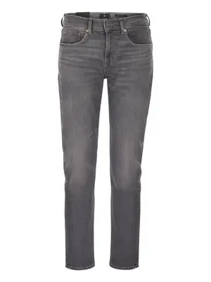 7 For All Mankind Slimmy Tapered Jeans - Black