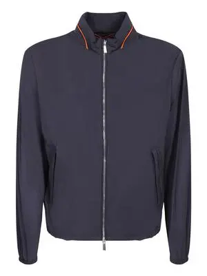 MOORER Long-sleeve Zip-up Jacket - Black
