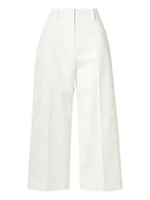 Proenza Schouler Amara Wide-leg Casual Pants - White