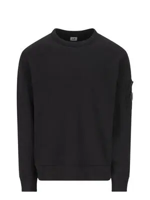 C.P. COMPANY Lens Crewneck Sweatshirt - Black