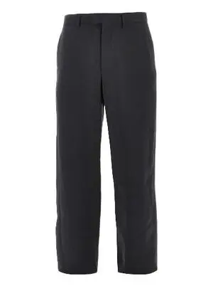 Emporio Armani Straight Modal Pants - Black
