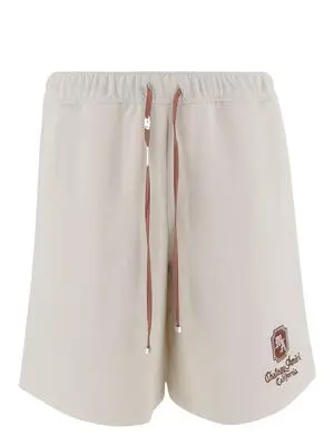 Amiri Chateau Logo Shorts - White