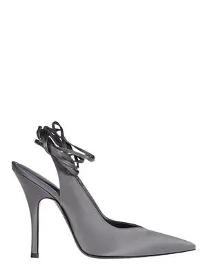 Attico Venus 110mm Pointed-toe Pumps - Gray