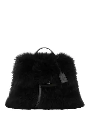 Moschino Tie Me Small Handbag - Black