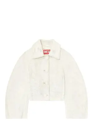 DIESEL® Diesel Cropped Raglan-Sleeve Coat