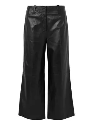 PROENZA SCHOULER Proenza Schouler Noland Leather Wide-Leg Trousers
