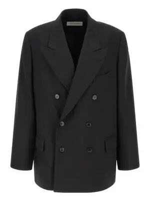 Dries Van Noten Oversized Double-breasted Boiser Blazer - Black