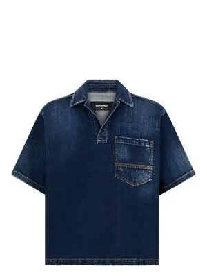 Dsquared2 Short-sleeve Denim Shirt - Blue