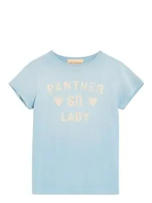 Valentino Garavani Valentino Crewneck T-Shirt With Graphic Print Blue