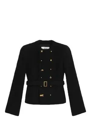 Celine Cashmere And Wool Jacket - Black