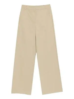 Patrizia Pepe Tailored Wide Leg Trousers - Nude