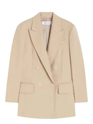 Max Mara Olimpia Double-breasted Jacket - Nude