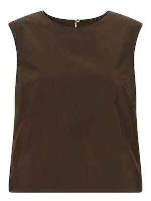 P.A.R.O.S.H P.A.R.O.S.H. Sleeveless Top With Teardrop Cutout