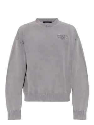 Dsquared2 Logo Detailed Crewneck Jumper - Gray