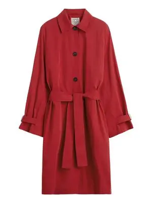 TOTEME Double-breasted Trench Coat - Red