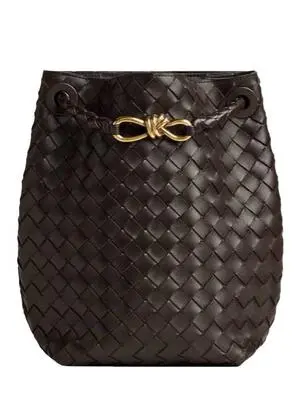 Bottega Veneta Small Andiamo Bucket Bag - Black