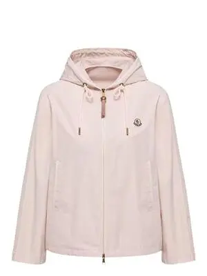Moncler Sarracenia Zip-up Hooded Jacket - Pink