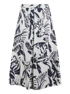 ANTONELLI FIRENZE Antonelli Firenze Printed Midi Skirt