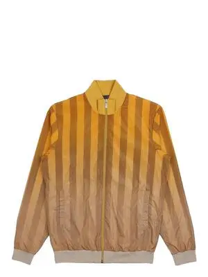 Fendi Striped Zip-up Jacket - Brown
