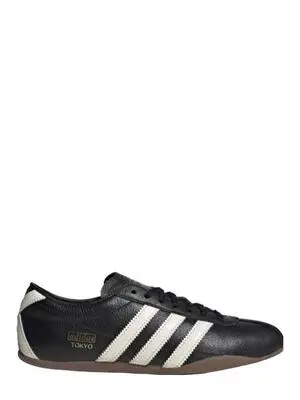 ADIDAS ORIGINALS Tokyo Leather Sneakers - Core Black/rice White/metallic Gold