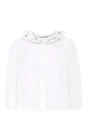 BONPOINT Bonpoint Jora Long-Sleeved Ruffled Collar Shirt