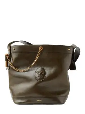 Versace Large Bucket Bag - Green