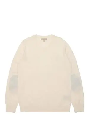Burberry Round Neck Long Sleeve Sweater - Nude
