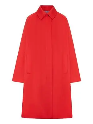 Prada Single-breasted Coat - Red