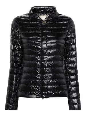 Herno Elena Quilted Coat - Black