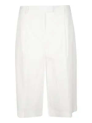 Patrizia Pepe Tailored Bermuda Shorts - White