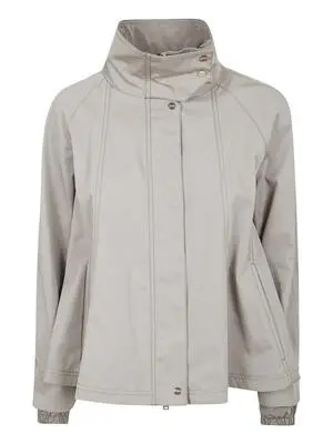 Herno Long-sleeved Zip-up Jacket - Grey