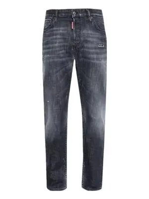 Dsquared2 642 Straight-leg Jeans - Black