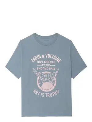 Zadig&Voltaire Embellished T-shirt - Gray