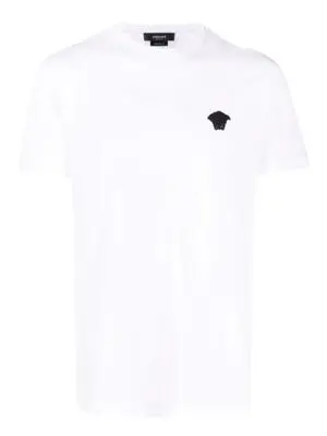 Versace Medusa Embroidery T-shirt - White