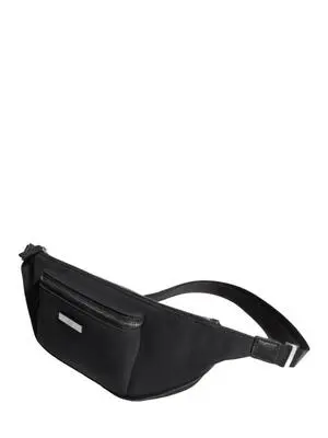 Gucci Belt Bag With Metal Tag - Black