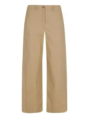 Seventy Tailored Pleated Buttoned Trousers - Nude
