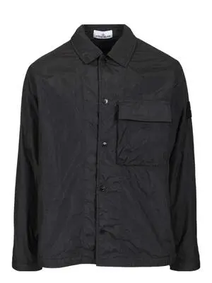 STONE ISLAND Stone Island Long Sleeve Buttoned Shirt With Pocket Detail
