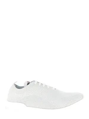 Kiton Lace-up Knit Sneakers - White