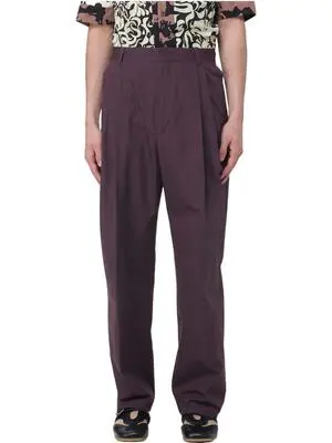 Dries Van Noten Pleated Trousers With Belt Loops - Black