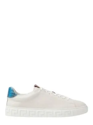 Versace Greca Leather Sneakers - White